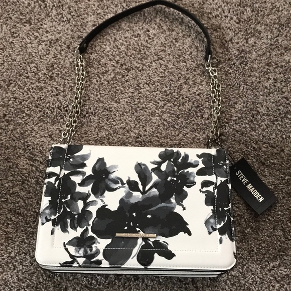 Steve Madden | Bags | Steve Madden Flower Pattern Shoulder Bag | Poshmark